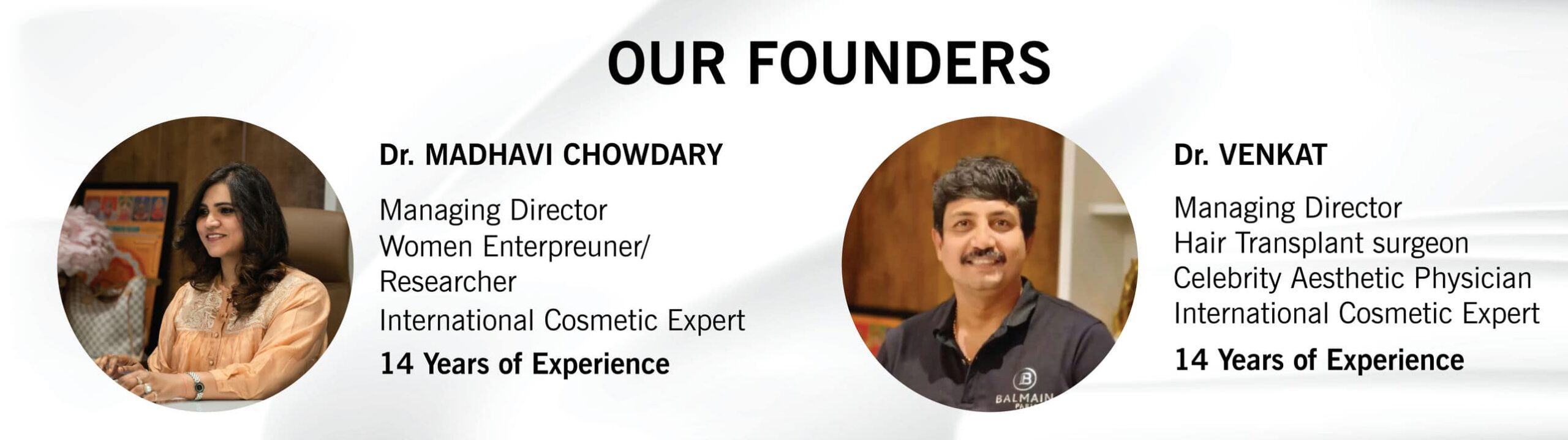 Our Founders - Celebrity Secrets